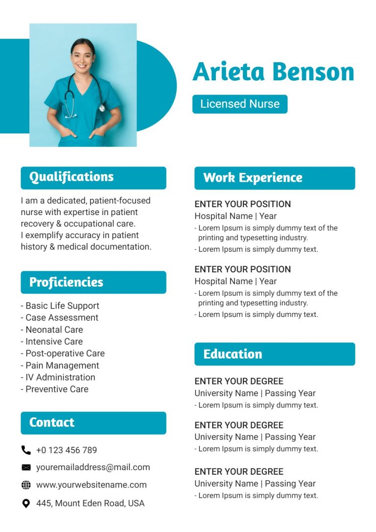 Crafting the Perfect Nurse Resume: Your Ultimate Nurse Resume Template Guide - Dailyagnishikha